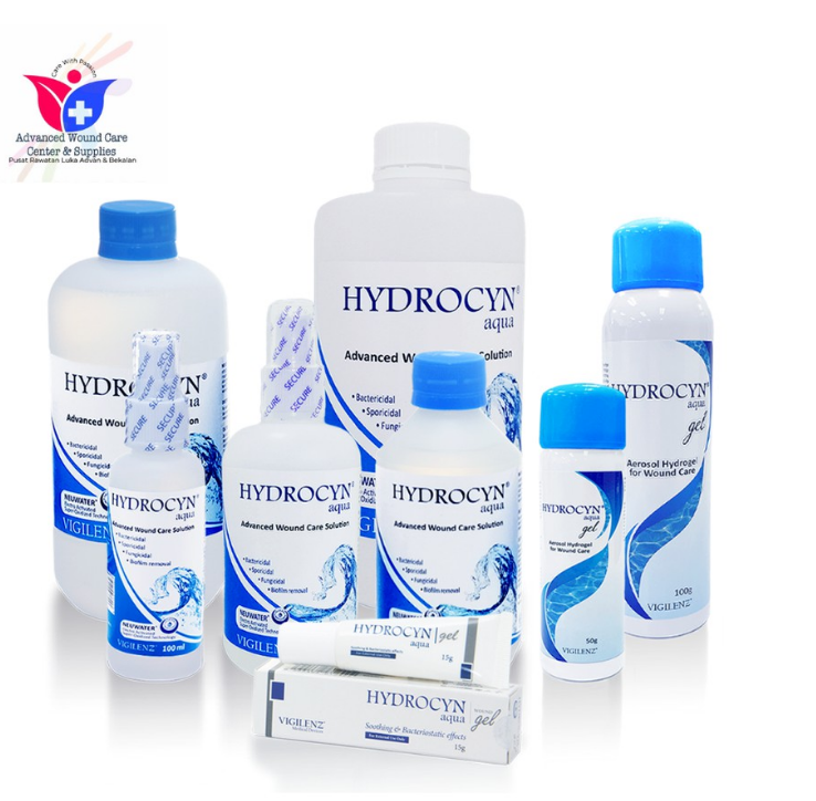 Hydrocyn Solutions (Spray 100mls / Gel 15gm) - ADVANCED WOUND CARE ...